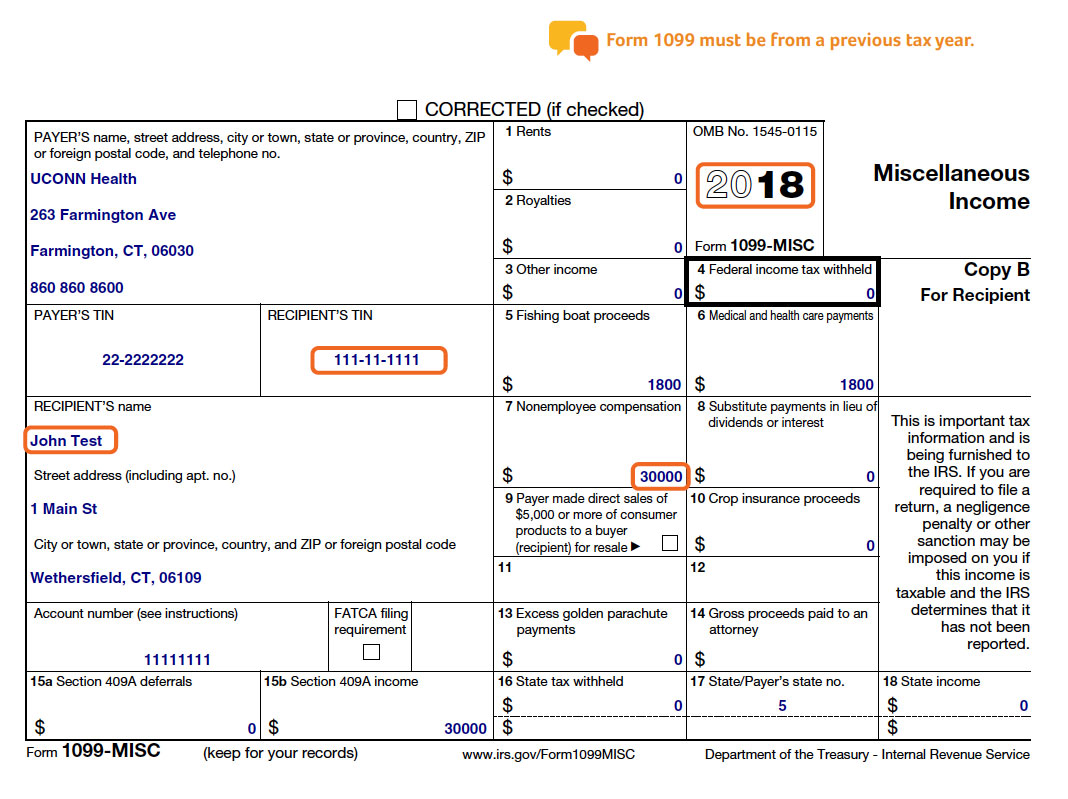 Sample 1099-MISC can be viewed here.